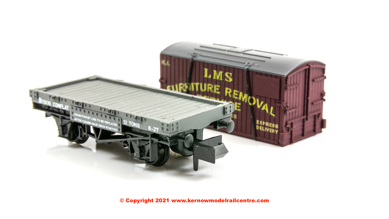 NR21 WSL Peco Conflat with Container - LMS Furniture Removals